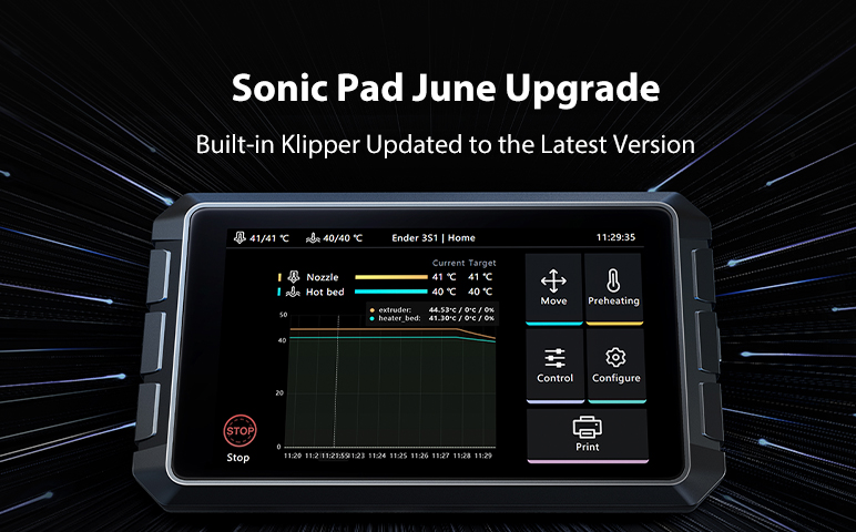 Sonic Pad June Upgrade: Built-in Klipper Updated to the Latest Version